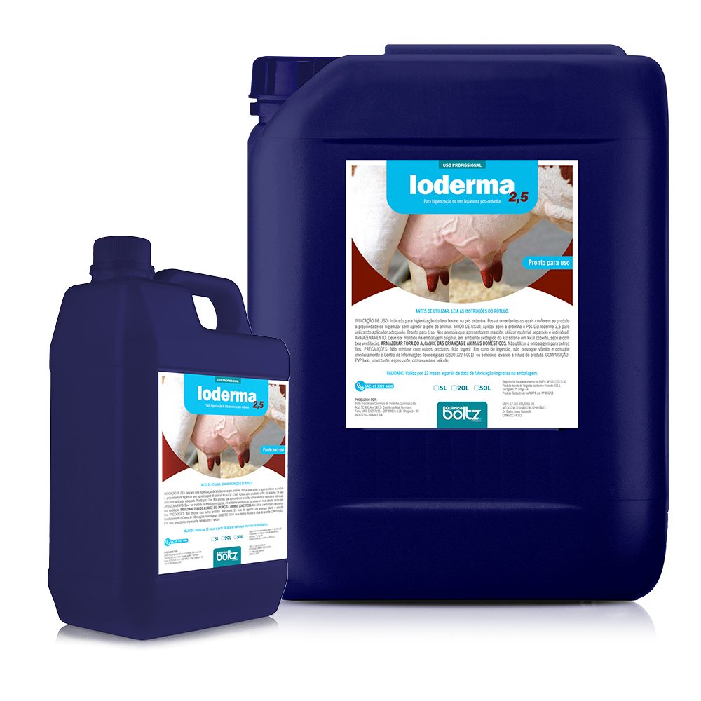 IODERMA 2,5 - Pós dipping - Química Boltz